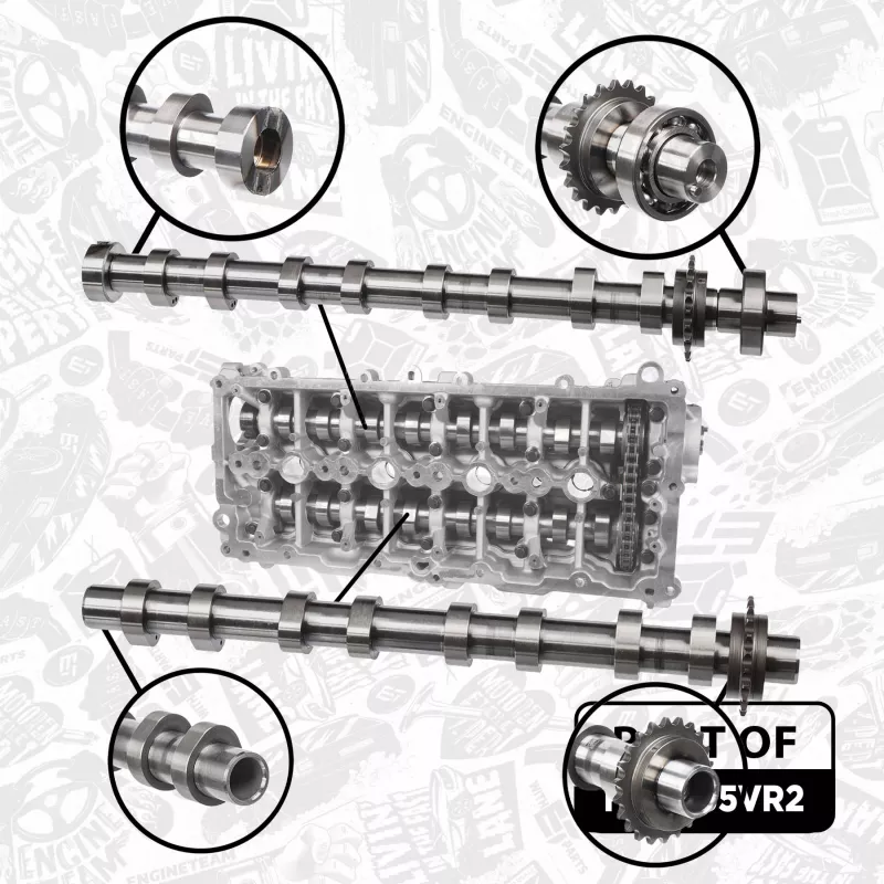 Kit arbre à cames et culbuteur pour PEUGEOT 2008 I 1.5 BlueHDI 120 ...