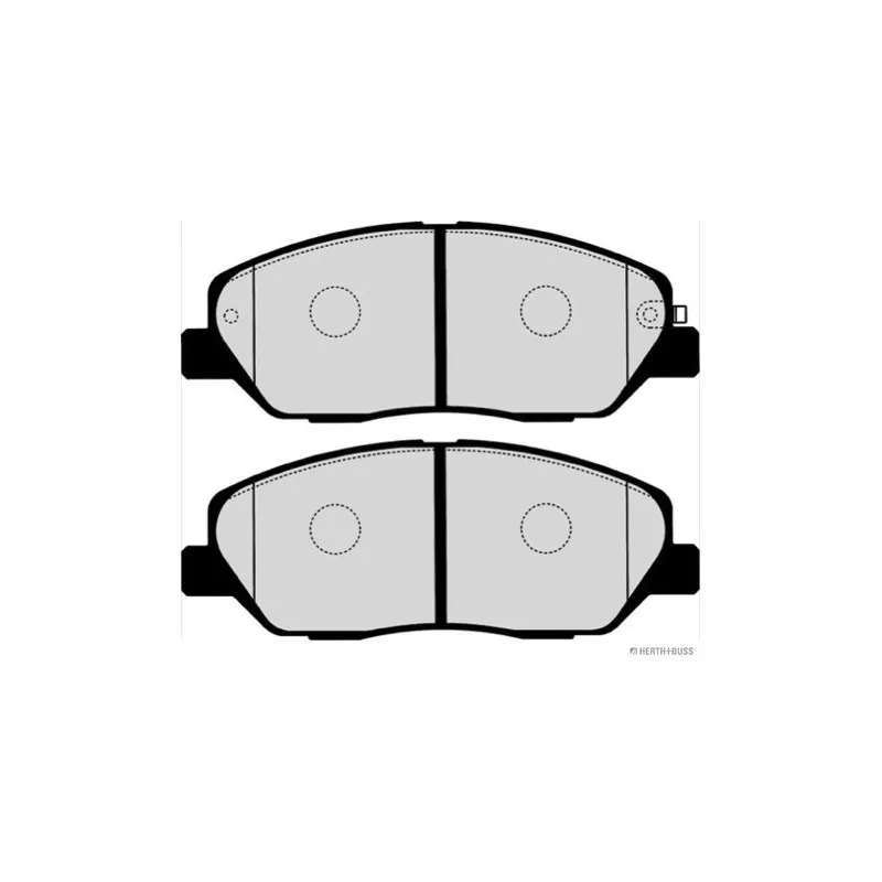 Jeu de 4 plaquettes de frein avant pour HYUNDAI SANTA FÉ CM 2.2 CRDi ...