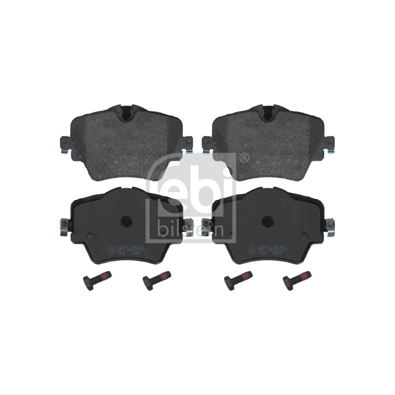 Jeu de 4 plaquettes de frein avant pour BMW Série 2 F45 218 d 150cv