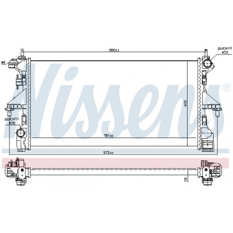 Radiateur, refroidissement du moteur 1382421080