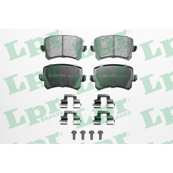 Jeu de 4 plaquettes de frein arrière pour VOLKSWAGEN TIGUAN 2,0 TDI 140cv