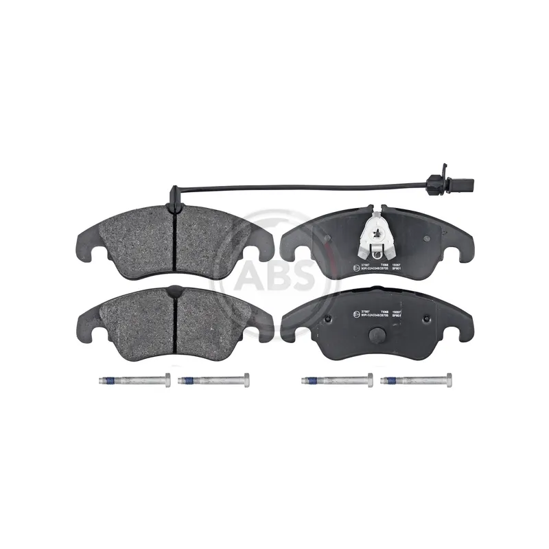 Jeu de 4 plaquettes de frein avant pour AUDI Q5 8RB 2,0 TDI 136cv