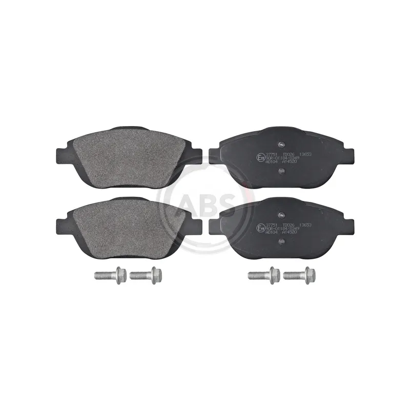 Jeu de 4 plaquettes de frein avant pour CITROEN C3 Picasso 1.6 HDI 90 ...