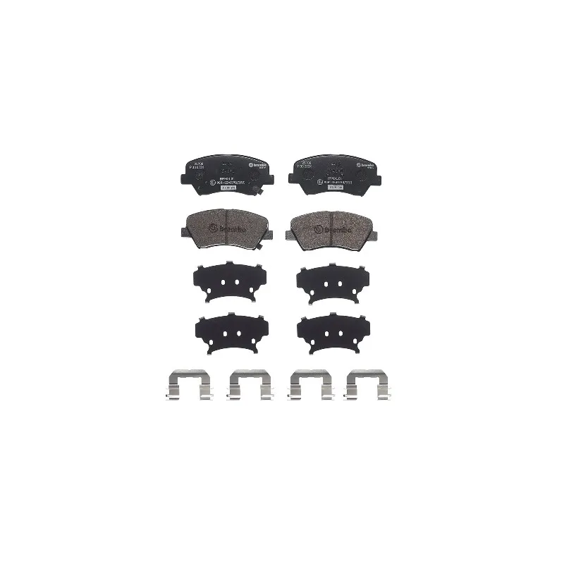 Jeu de 4 plaquettes de frein avant pour HYUNDAI i30 Coupé 1.6 CRDi ...