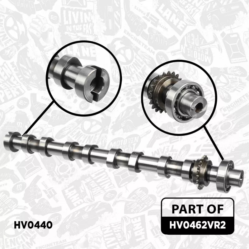 Kit arbre à cames et culbuteur pour PEUGEOT 2008 I 1.5 BlueHDI 120 ...